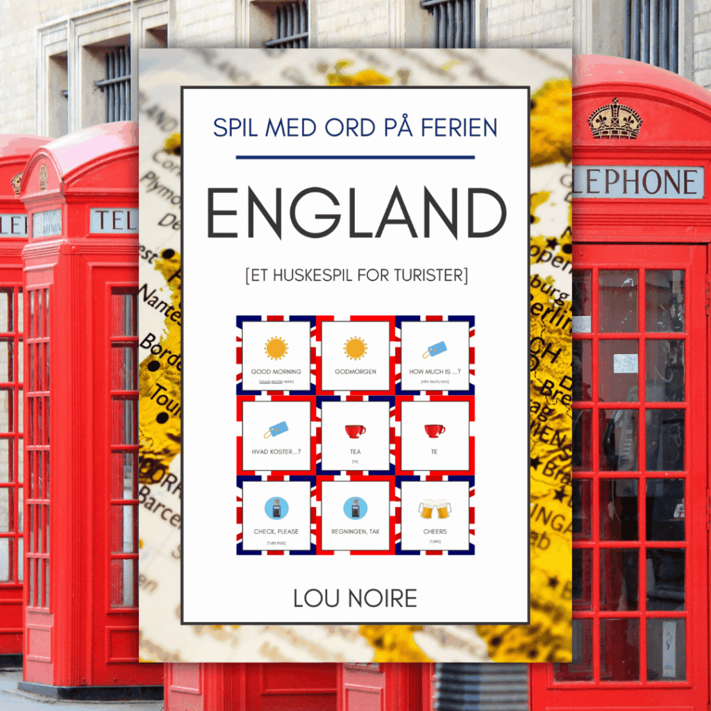 Spil med ord på ferien - England - Lou Noire