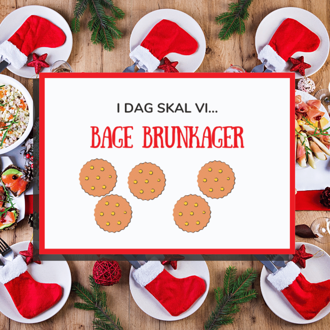 24 juleæsker - røde med snefnug - Lou Noire