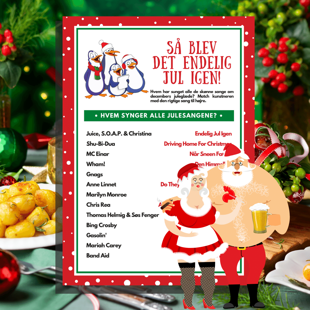 Den Store Julekalenderquiz - For eksperter - Lou Noire