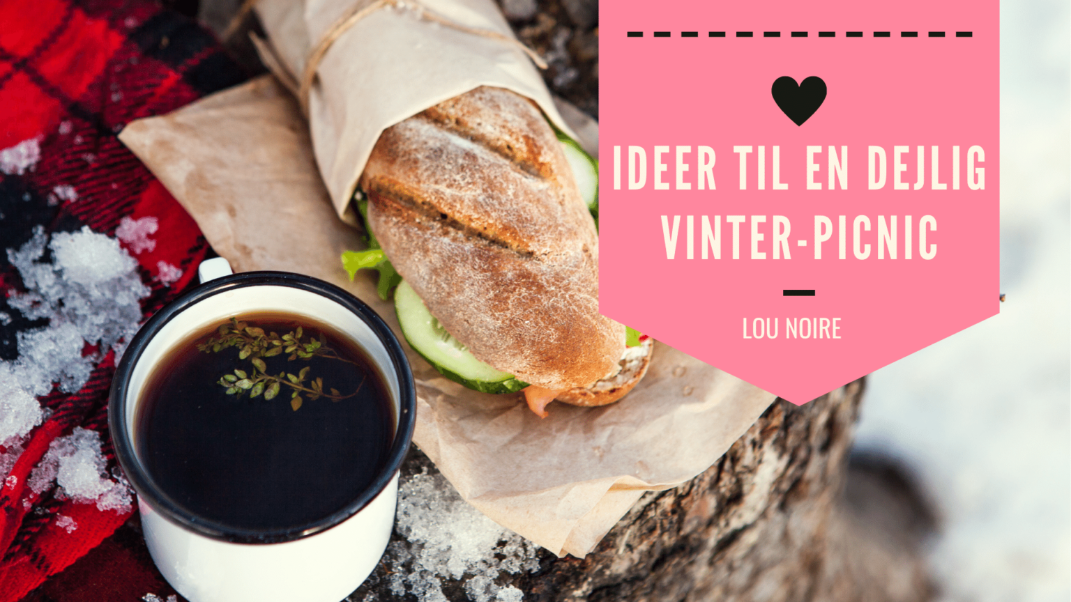 Tag på en hyggelig vinter-picnic - Lou Noire