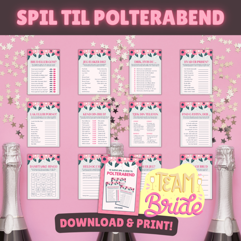 45 gode ideer til en polterabend - Lou Noire