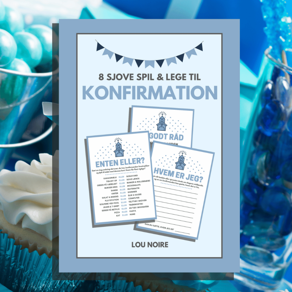 Hvad siger man i en tale til konfirmation? - Lou Noire