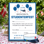 8 sjove spil og invitation til studenterfest - hhx - Lou Noire