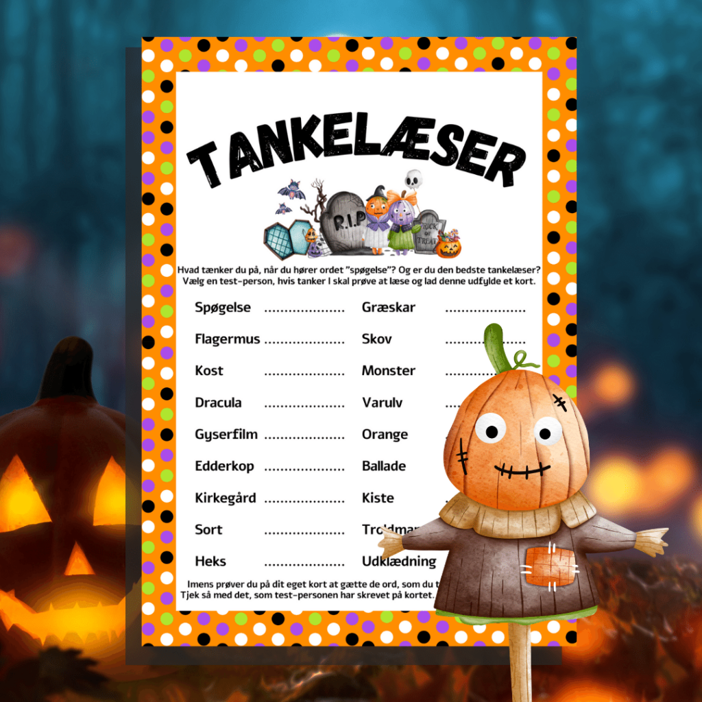 10 sjove spil og lege til Halloweenfest - Lou Noire