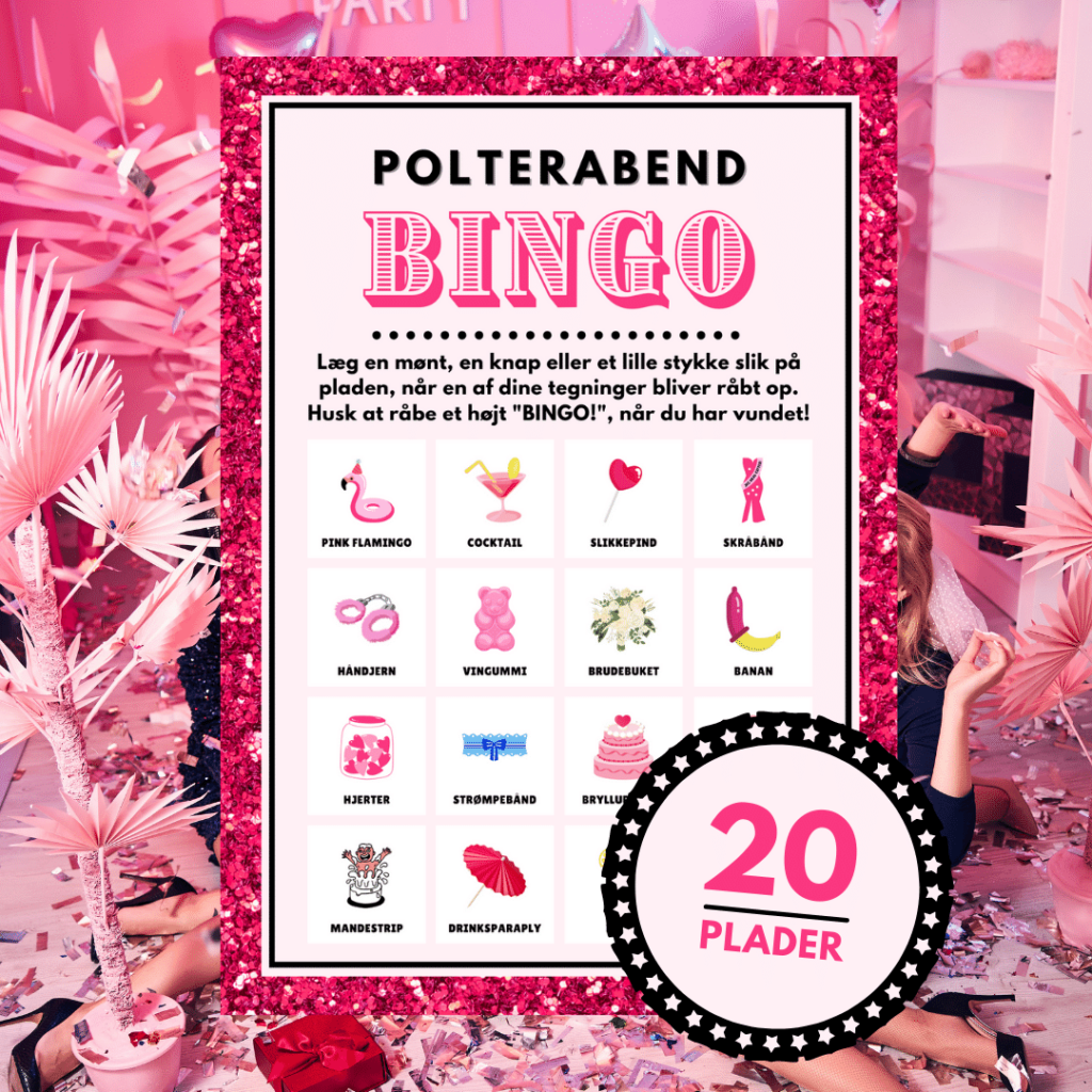 Polterabend-bingo - 20 plader - Lou Noire