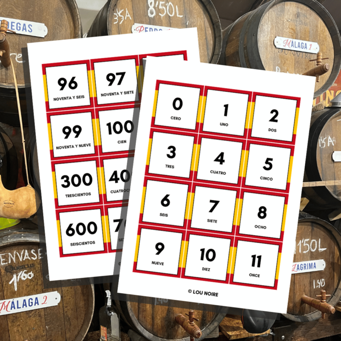 Lær at tælle på spansk – Lou Noire