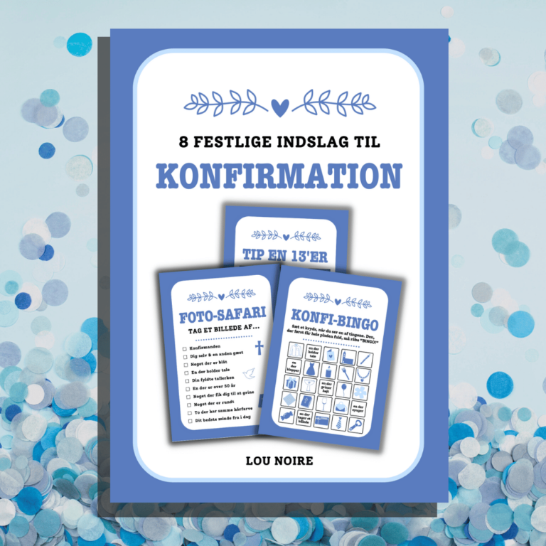 Hvad siger man i en tale til konfirmation? - Lou Noire